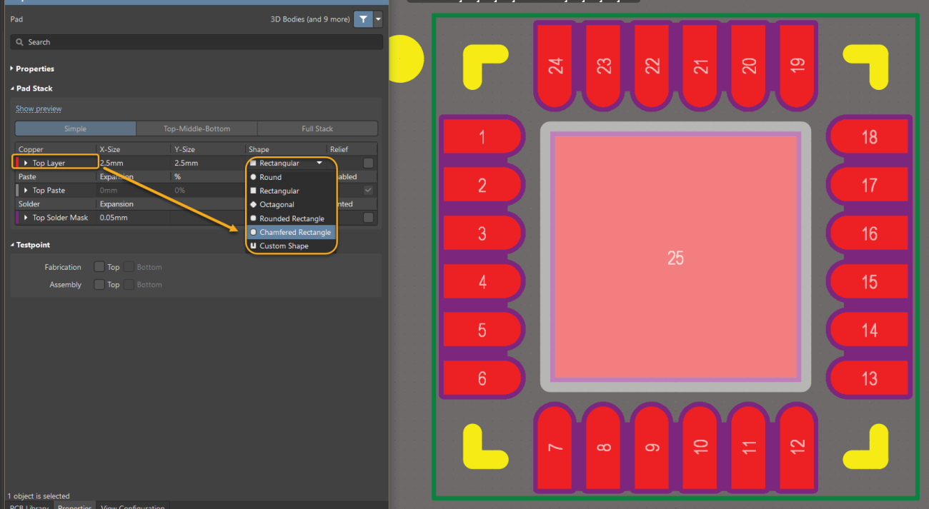 Custom Pad Stack | Altium